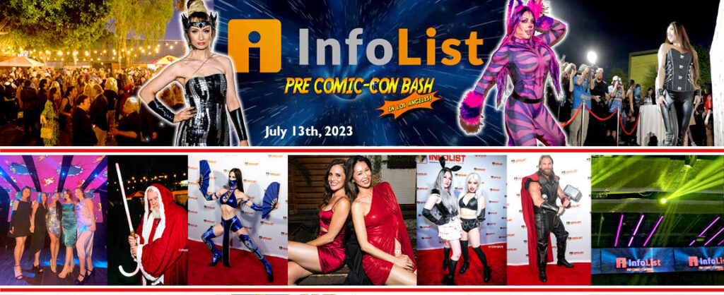 INFOLIST Red Carpet Pre Comic-Con Bash 2023 Highlights! A High-End Networking Event with ...
